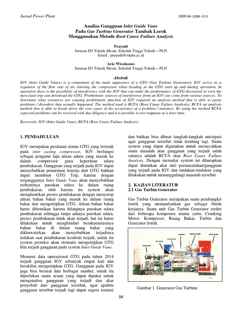 IGV (INlet Guide Vanes) | PDF | Teknologi & Rekayasa