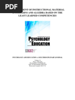 Parts of The Modules | PDF | Educational Assessment | Learning