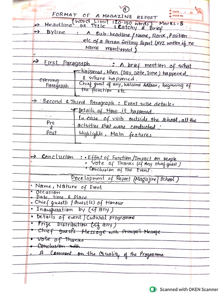 Report Writing and Invitation | PDF