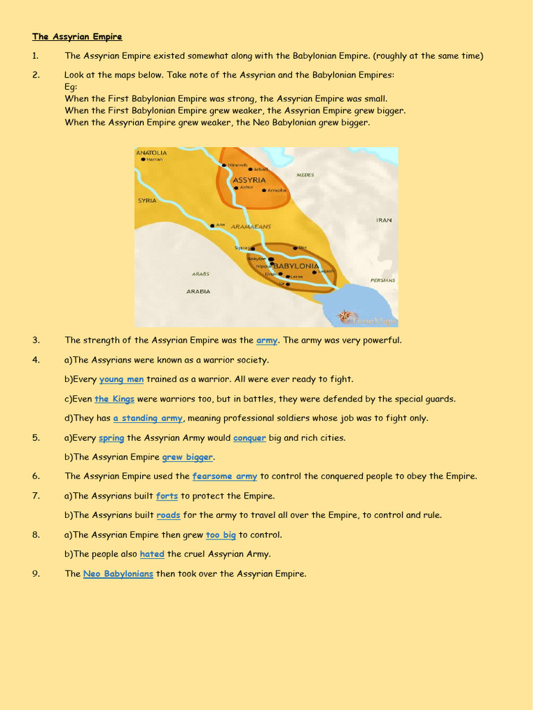 Assyrian Empire | PDF