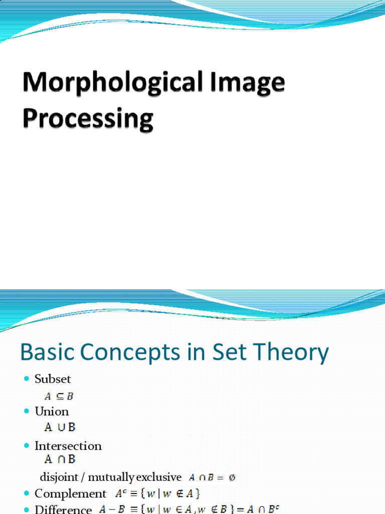 Morphological Processing | PDF | Boolean Algebra | Teaching Mathematics Morphological Processing | PDF | Boolean Algebra | Teaching Mathematics