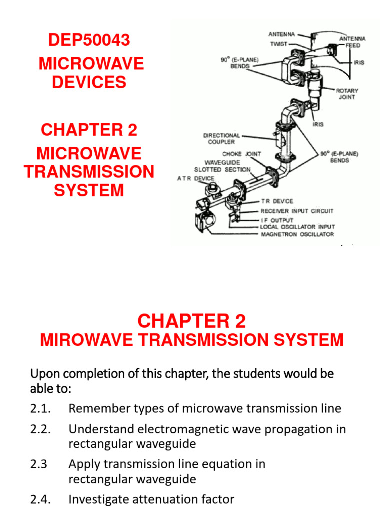 Chapter 2 | PDF | Transmission Line | Waveguide