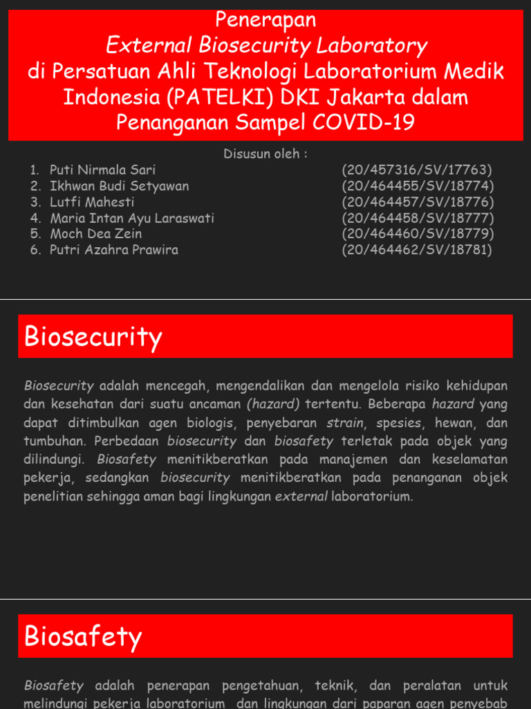 External Laboratorium - Kelompok 4 | PDF | Kesehatan Holistik | Sains & Matematika