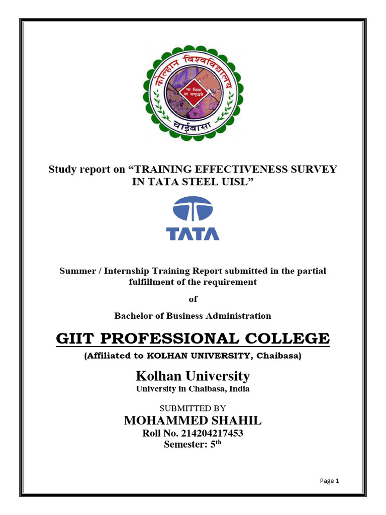 Mohammed Shahil BBA HR Project | PDF | Analytics | Waste Management
