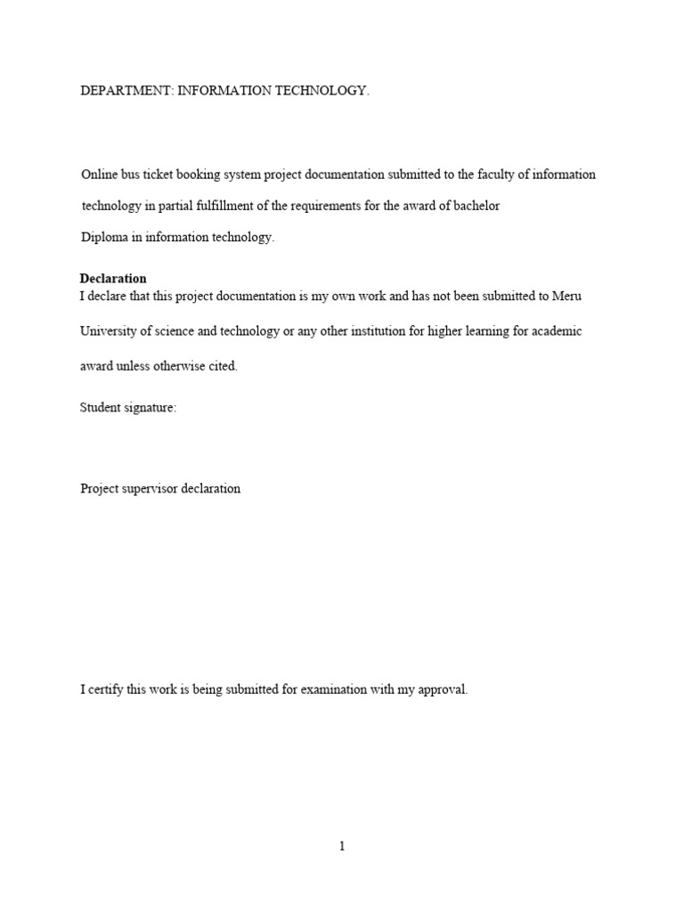 Bus Ticket System Project | PDF | Feasibility Study | Computing