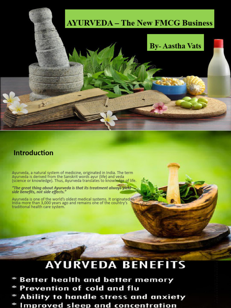 Ayurveda - The New FMCG Business | PDF | Ayurveda