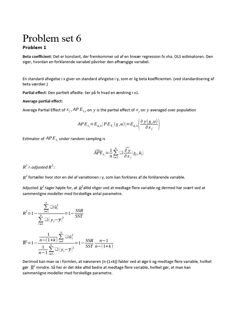 Problem Set 6 | PDF Problem Set 6 | PDF