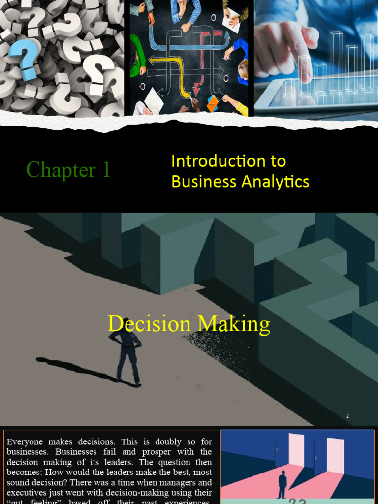 Chapter 1 | PDF | Analytics | Predictive Analytics