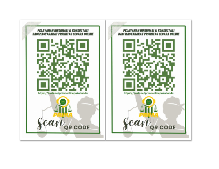 PRINT LEMBAR QR CODE PRIMA-ONLINE | PDF