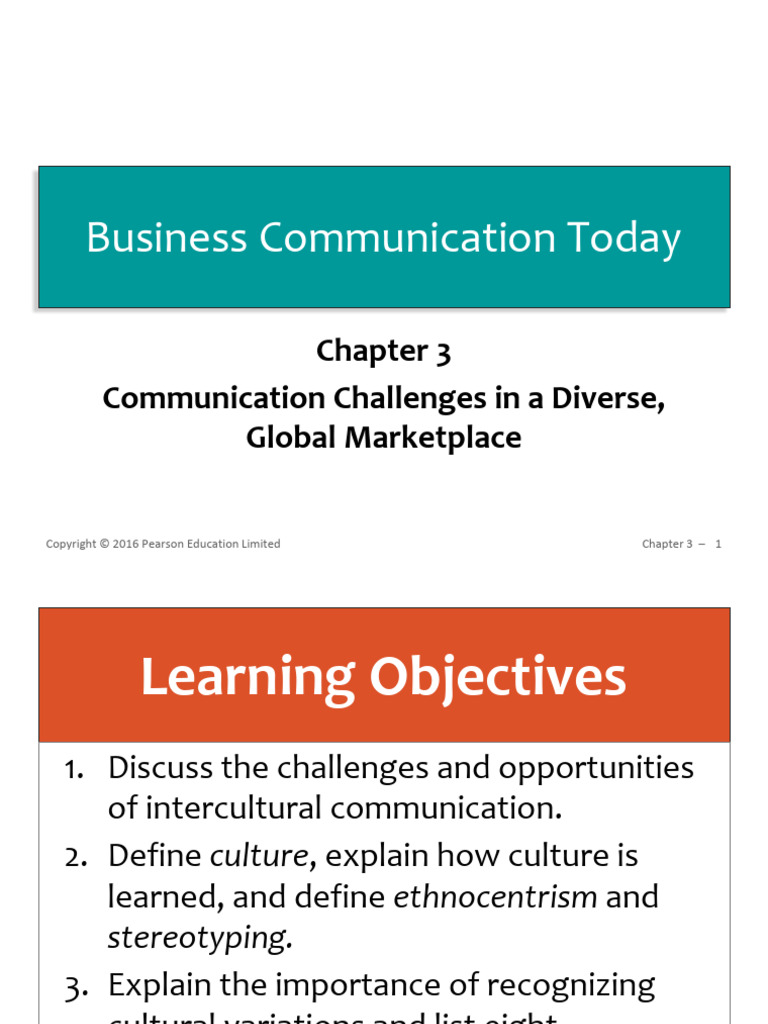 Chapter 3 Bcom | PDF | Cross Cultural Communication | Communication