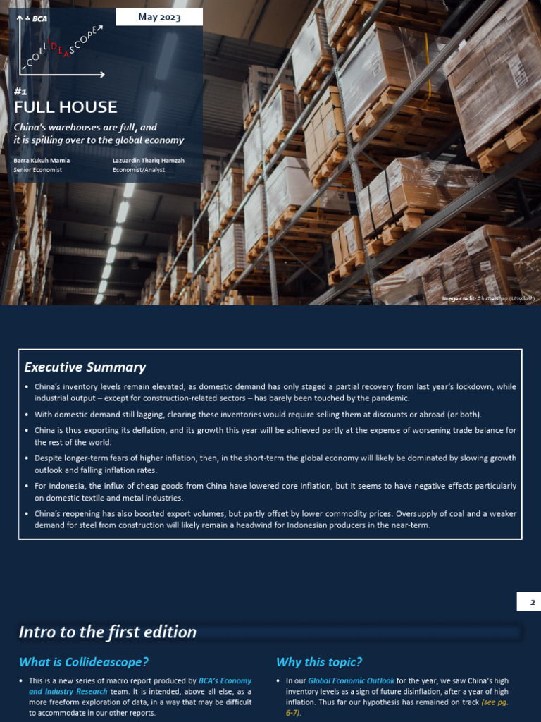 Collideascope Special Macro Report Full House Chinas Warehouses | PDF