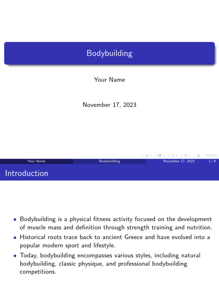 bodybuilding | PDF | Strength Training | Nutrition