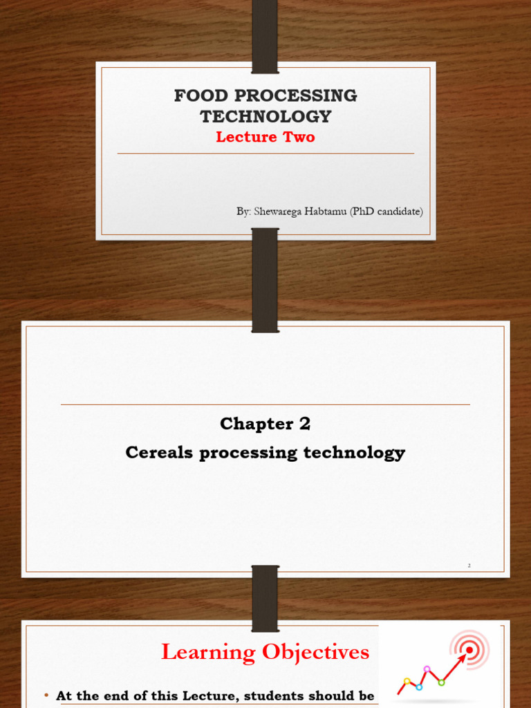 Lecture Two | PDF | Cereals | Flour