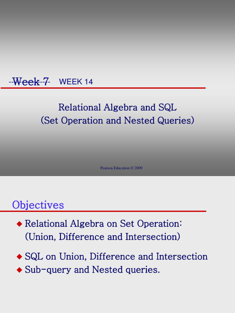 LECTURE 11 SQL DML Subquery | PDF | Relational Model | Databases