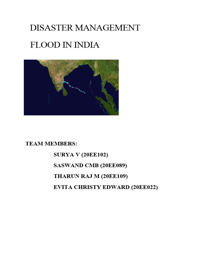 Disaster Management Flood in India | PDF | Weather Events | Natural ...