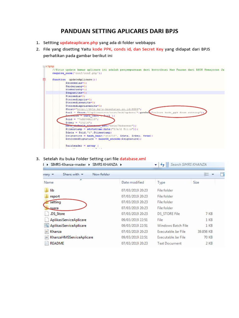 1.14 - Tutorial Panduan Setting Aplicare BPJS | PDF