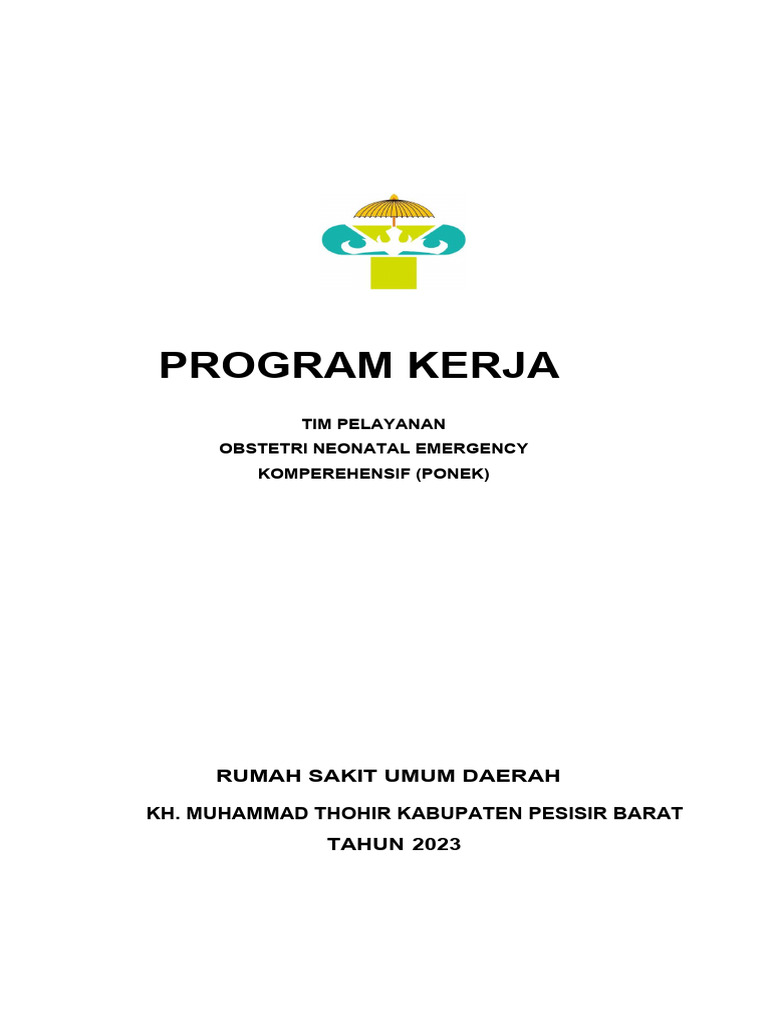 EP 1 (3) 1.1program Kerja PONEK Real Adu | PDF | Sains & Matematika