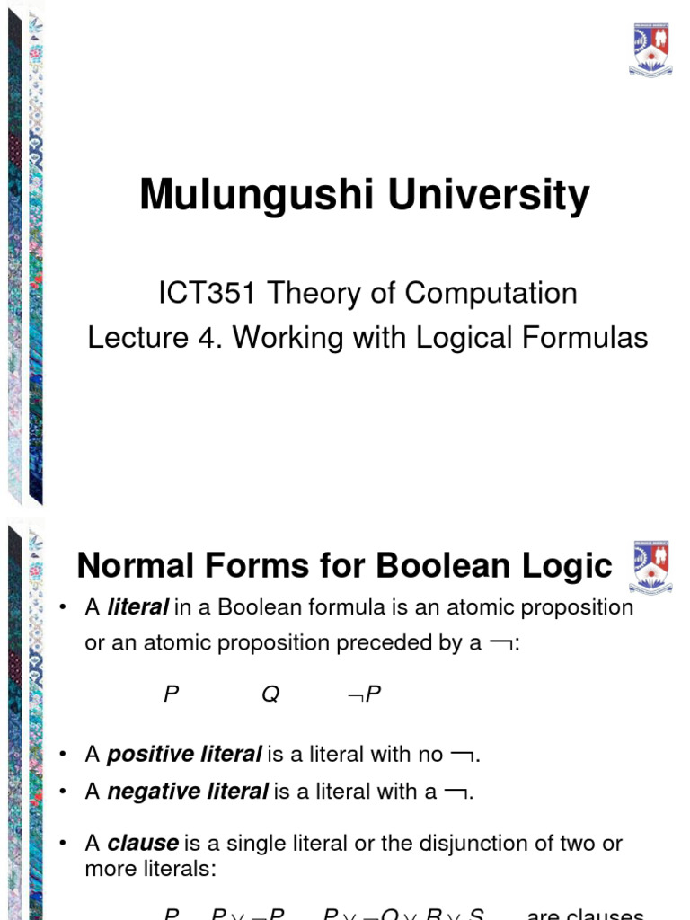 Converting Boolean Logic to CNF | PDF | Applied Mathematics | Boolean ...