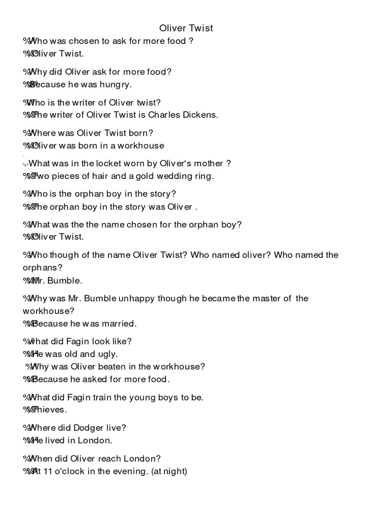 Oliver Twist | PDF | Nancy (Oliver Twist) | Oliver Twist