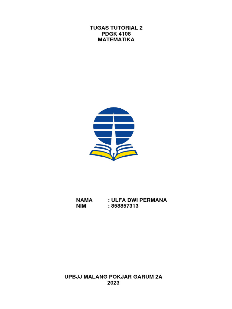 TT2 - Matematika - Ulfa Dwi Permana | PDF