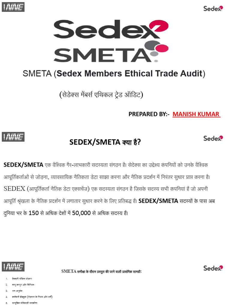 Smeta PPT Hindi | PDF