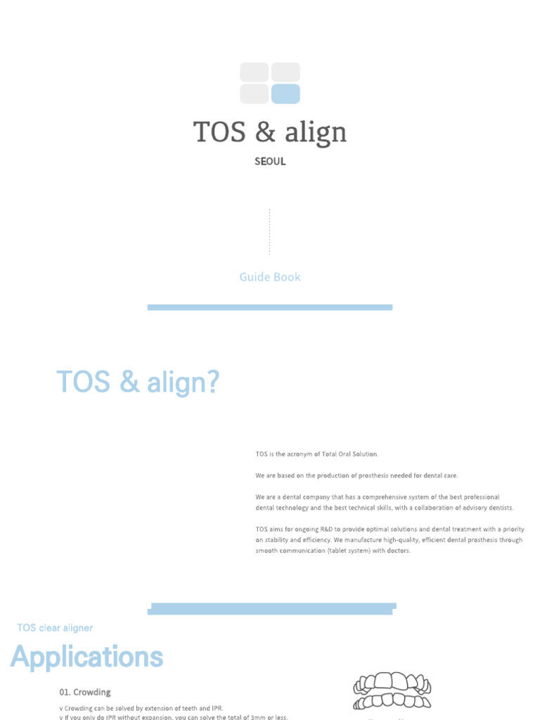 Guidebook For DR - en - TOS&Align | PDF