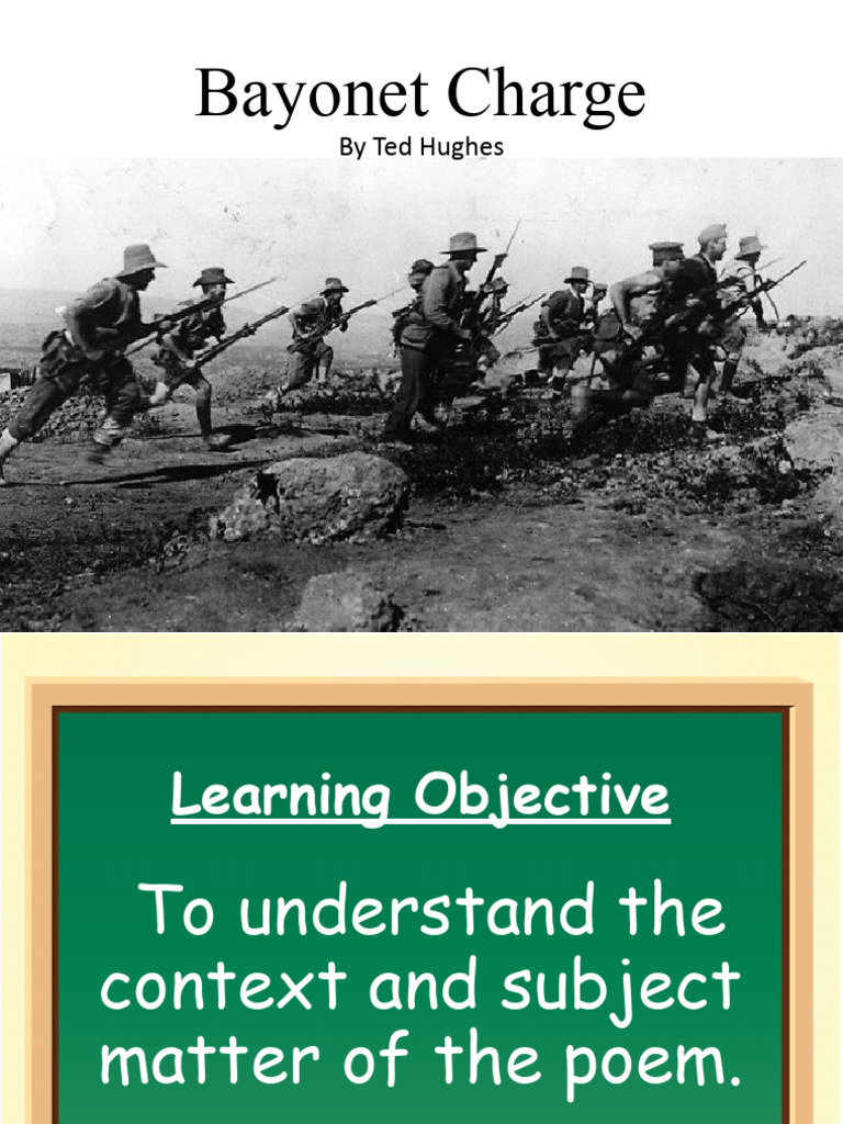Bayonet Charge | PDF | Poetry | Trench Warfare
