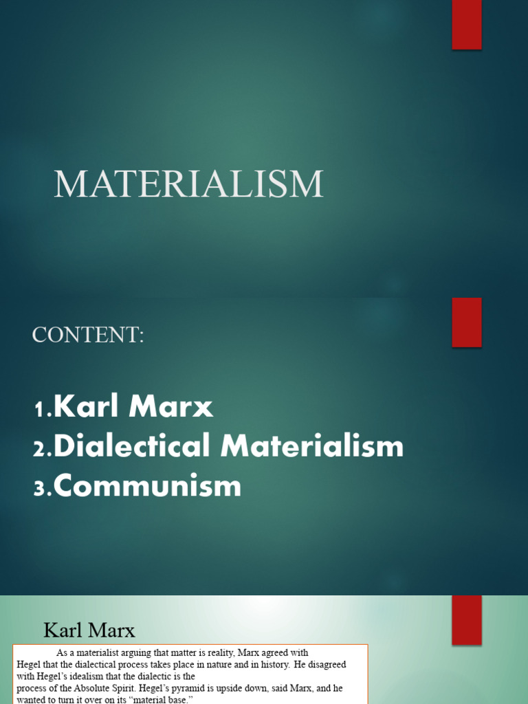 9 Lecture | PDF | Karl Marx | Georg Wilhelm Friedrich Hegel