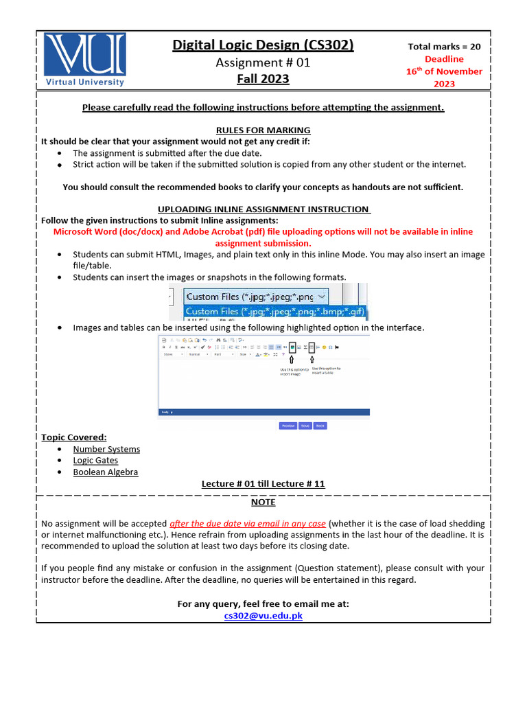 Fall 2023 - CS302 - 1 | Download Free PDF | Boolean Algebra | Teaching Mathematics