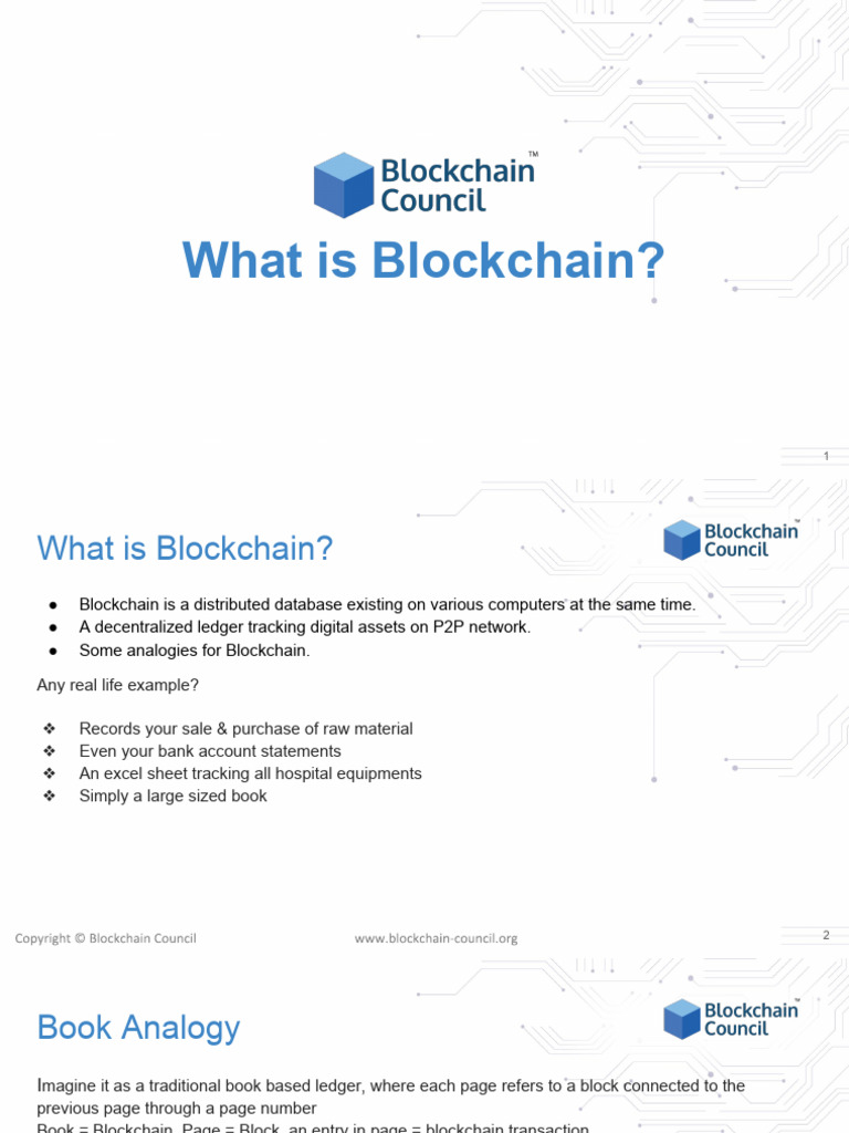 What Is Blockchain | PDF | Bitcoin | Applications Of Cryptography