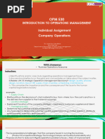 Opm 537 Individual Assignment | PDF | Business