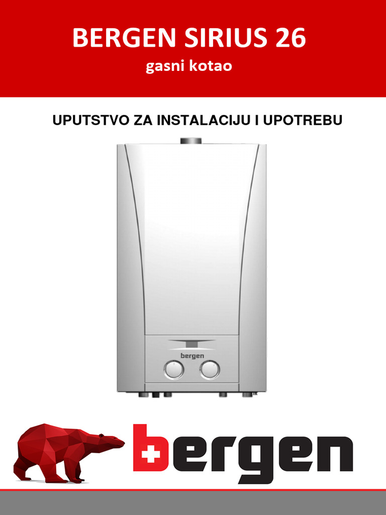 Bergen Sirius 26 - Uputstvo Za Upotrebu | PDF