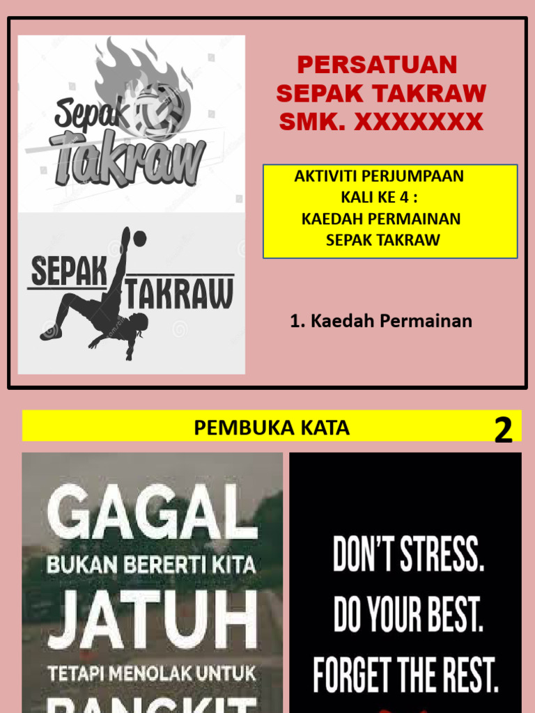 Per. Sepak Takraw Aktiviti 4 | PDF