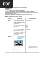 A Detailed Lesson Plan in Science Grade 6 | PDF | Tsunami | Earthquakes