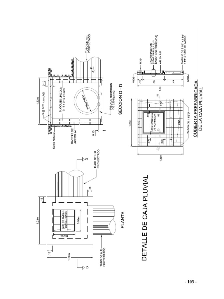 Caja Pluvial Detalle | PDF