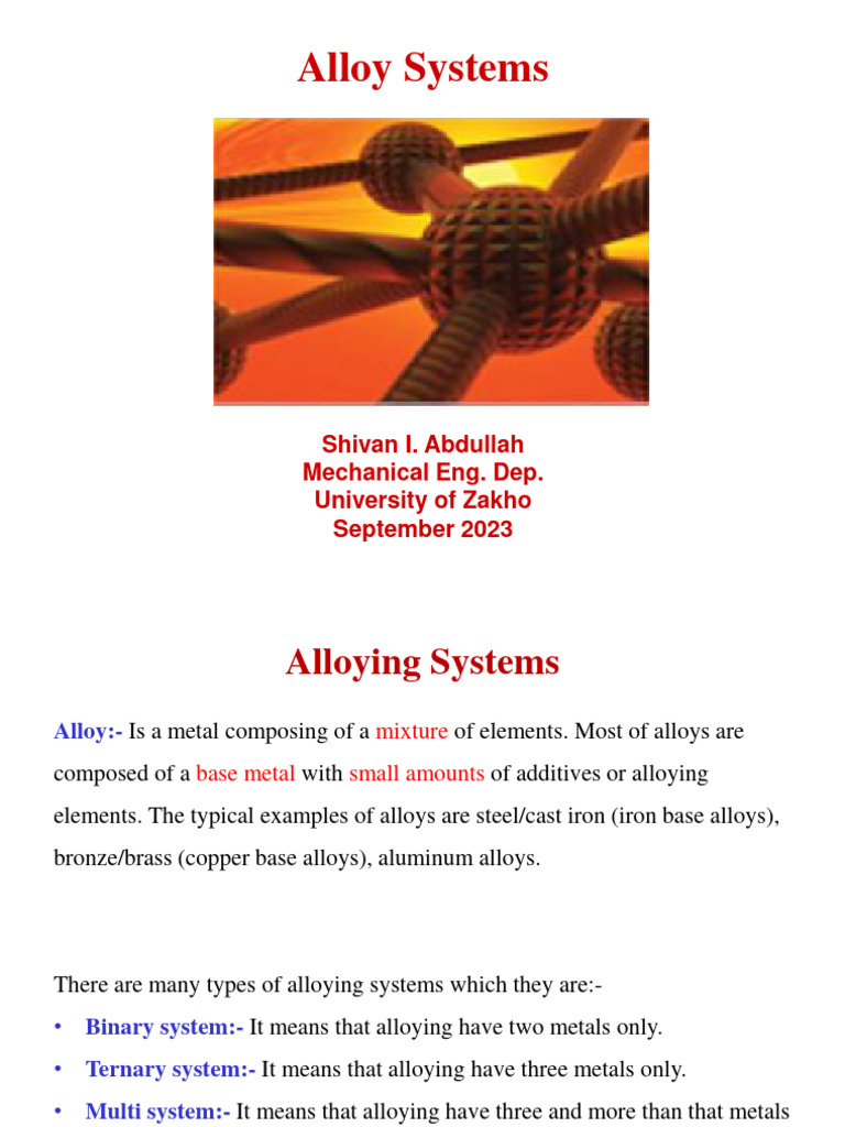 2-Alloy Systems | PDF | Alloy | Phase (Matter)