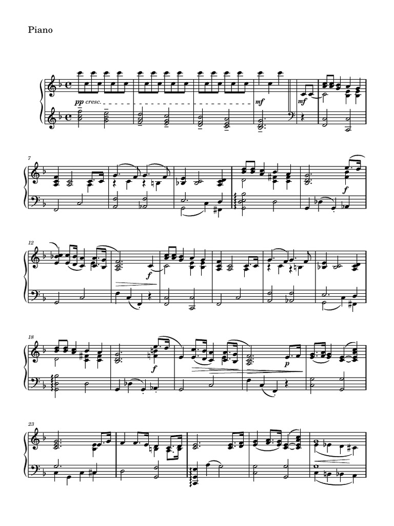 Let It Snow-Piano | PDF