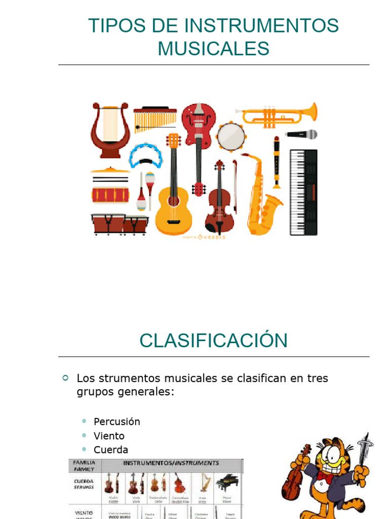 Clasificación de Instrumentos Musicales | PDF | Instrumentos de latón ...
