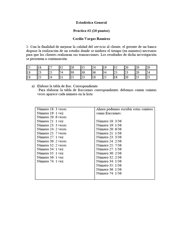 Estadística General | PDF | Histograma