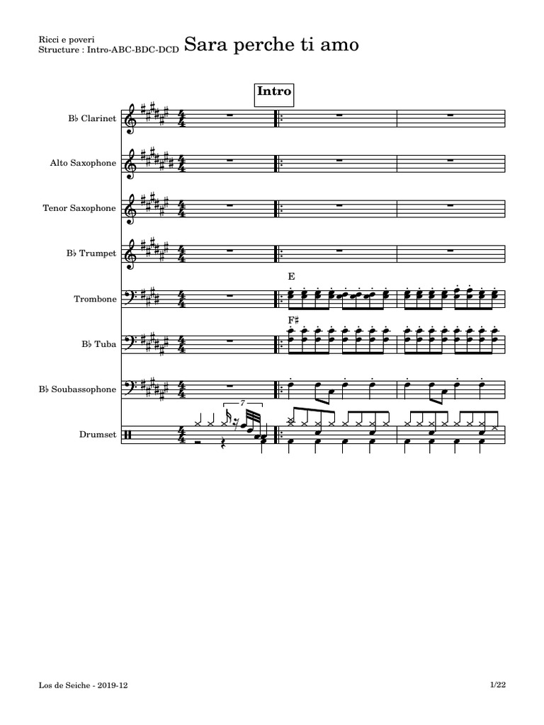 Sara Perche Ti Amo Ricchi e Poveri | PDF