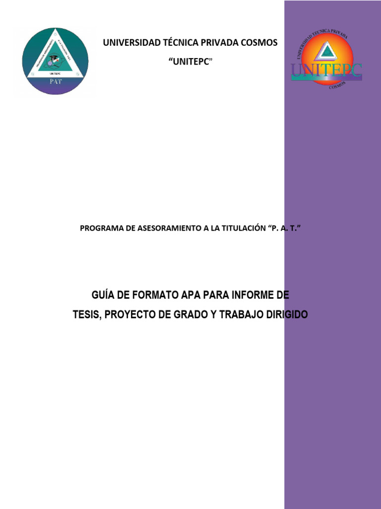 Guía APA 7ª Edición para Tesis y Proyectos | PDF | Estilo apa | Citación
