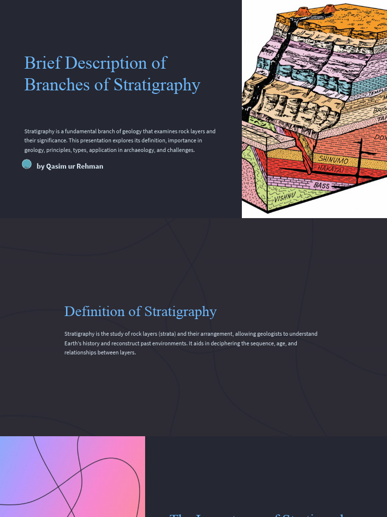 Brief Description of Branches of Stratigraphy | PDF | Stratigraphy ...