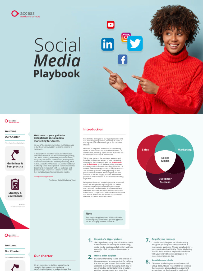 Social Media Marketing Playbook | PDF | Popular Culture & Media Studies | Social Media