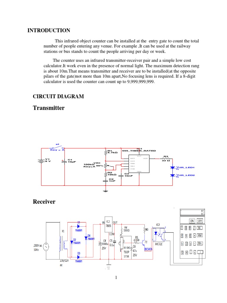 Infrared Object Counter Infrared Electronics
