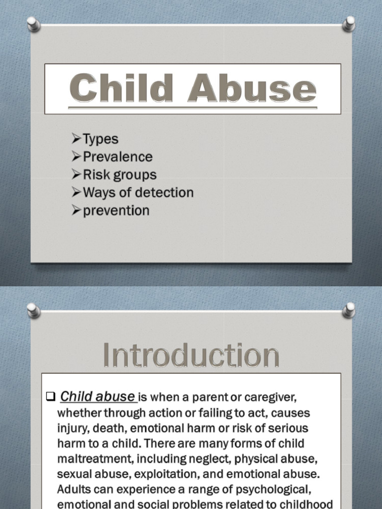 Assignment Presentation 1 | PDF | Child Abuse | Child Neglect