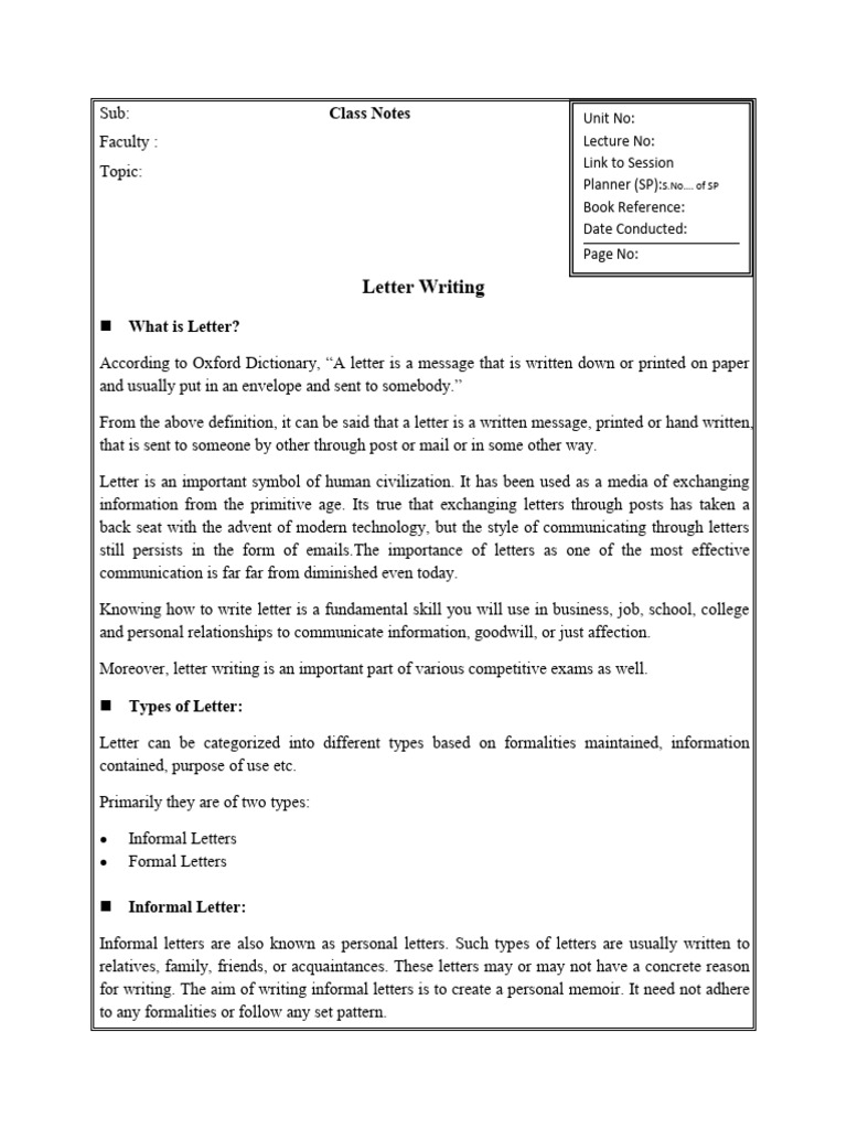 Letter Writing | PDF | Résumé | Proofreading