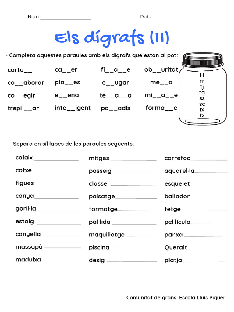Els Dígrafs II (1) | PDF