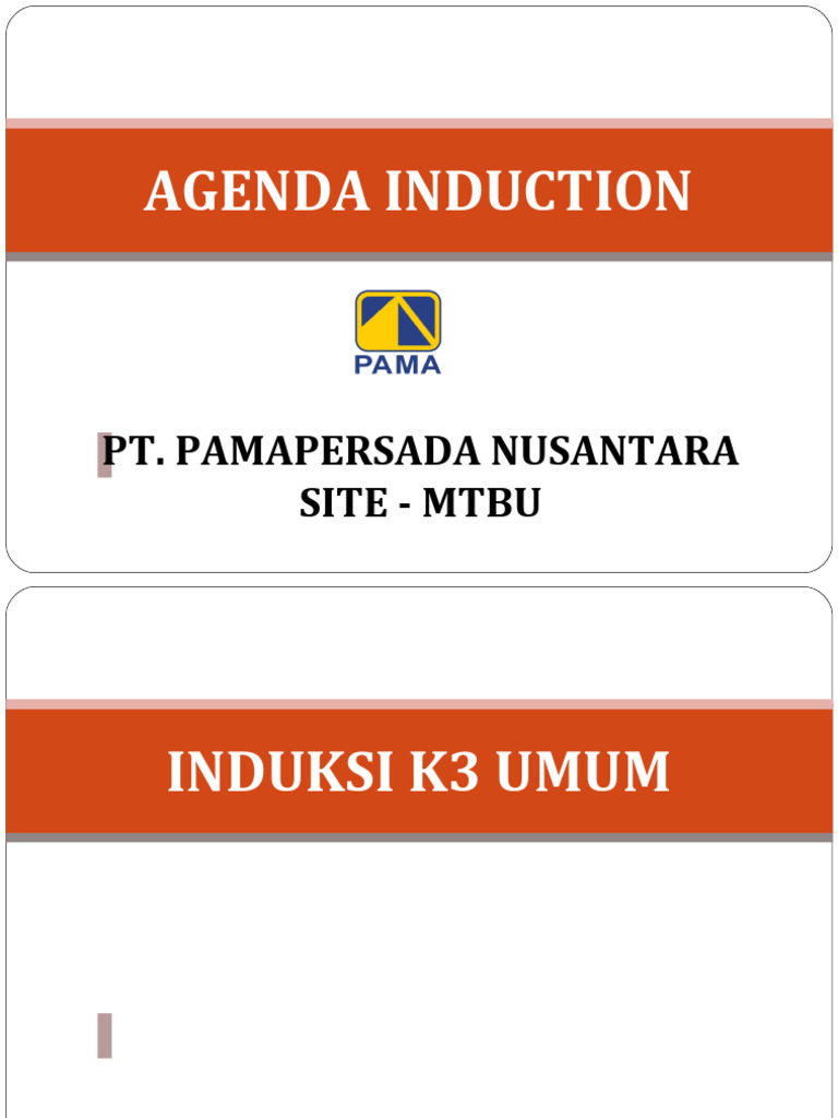 Presentasi Induksi Pama - Mtbu | PDF
