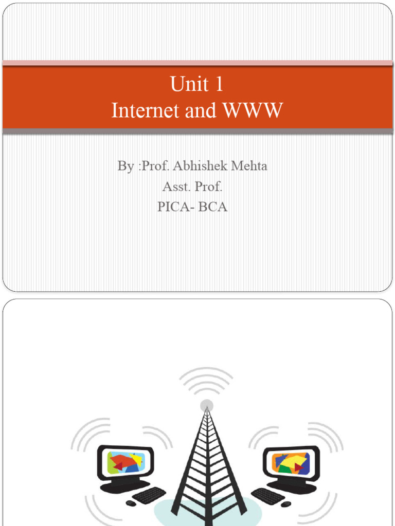 Unit 1 | PDF | World Wide Web | Internet & Web
