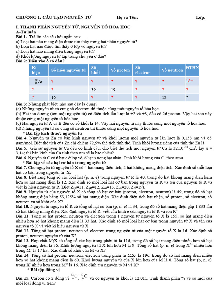 Chương 1-Nguyên T | PDF
